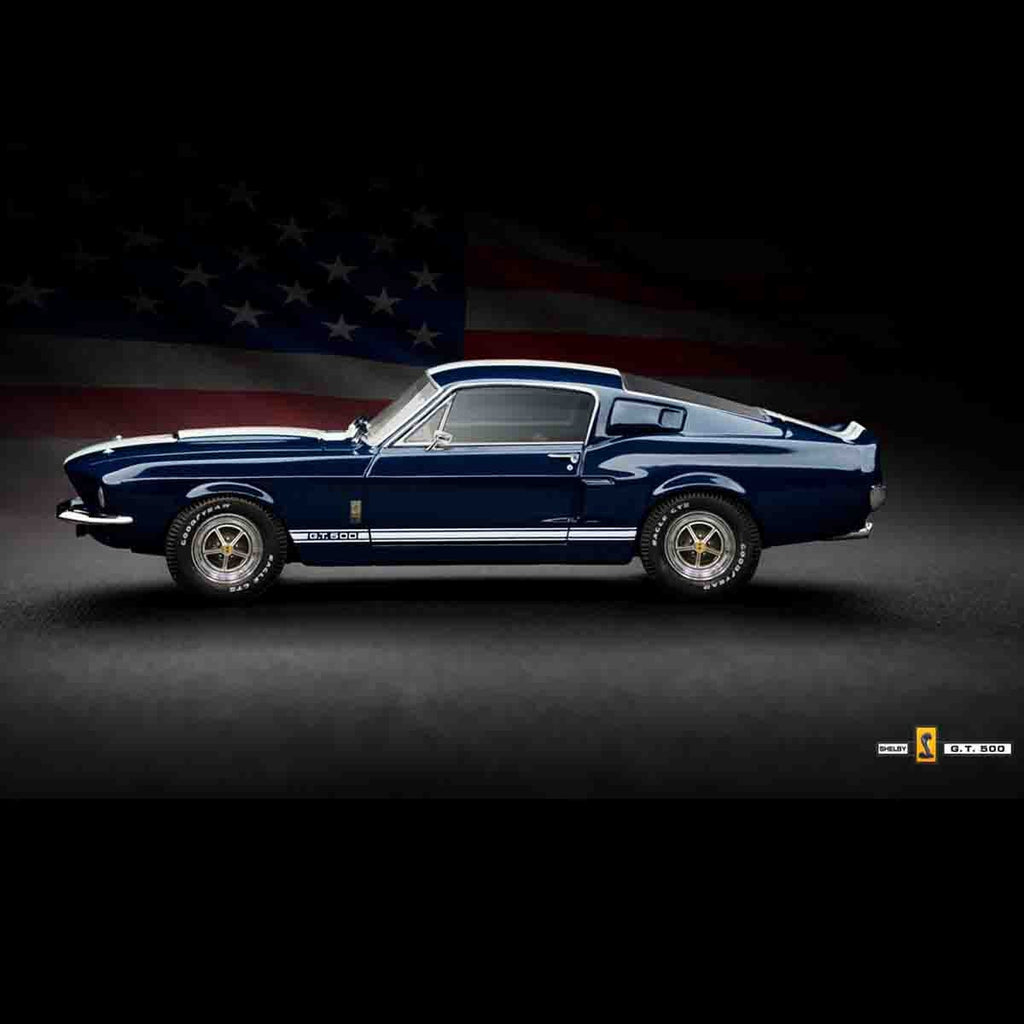 Ford Mustang Shelby GT500 1967 and American Flag Background Wallpaper ...