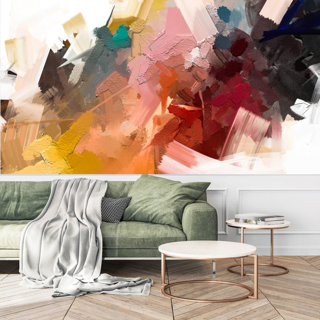 Abstract Oil Painting – Wall Overhaul